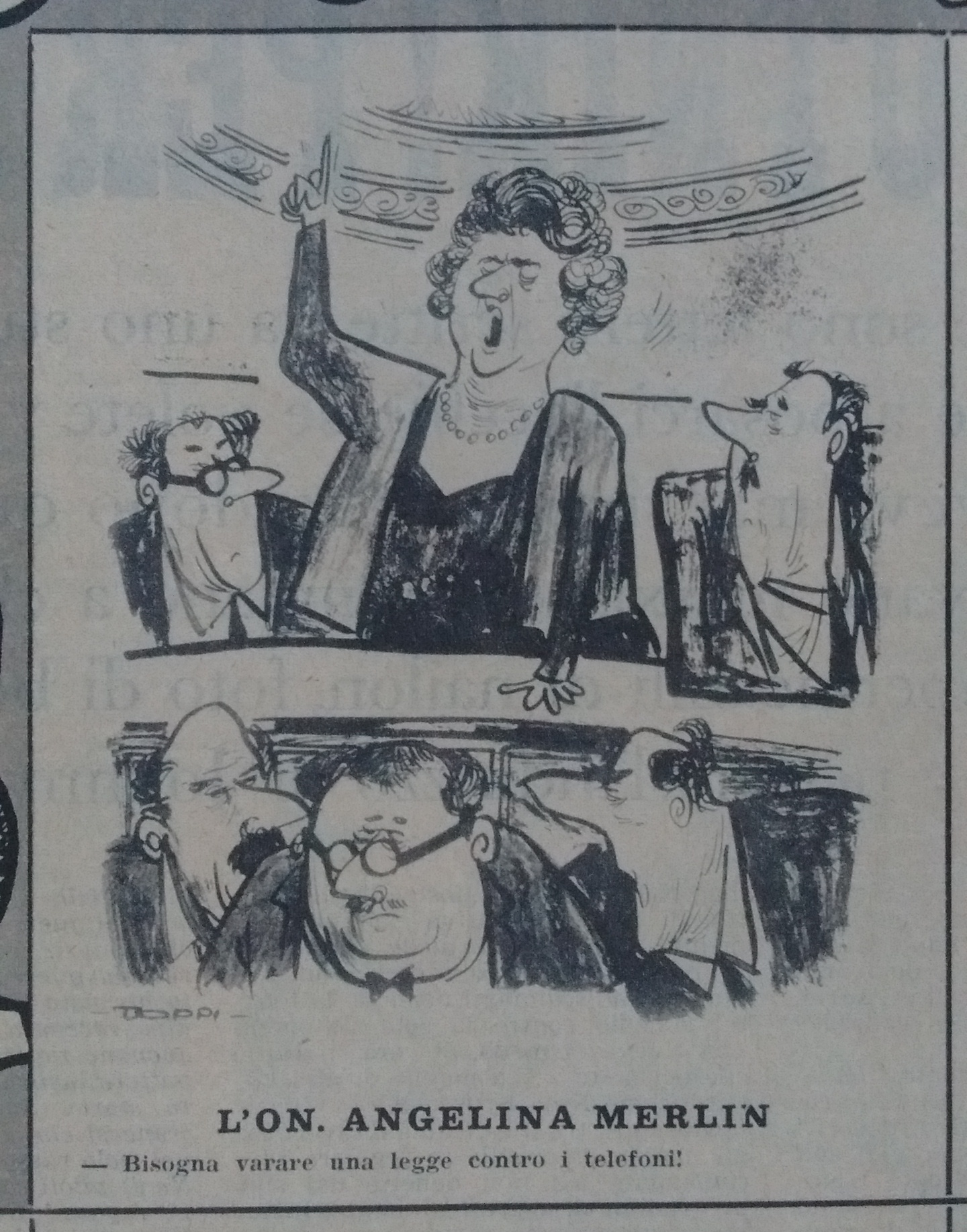 L’On. Angelina Merlin – Elette ed eletti