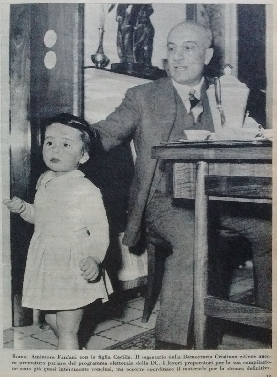 Fanfani e figlia – Elette ed eletti