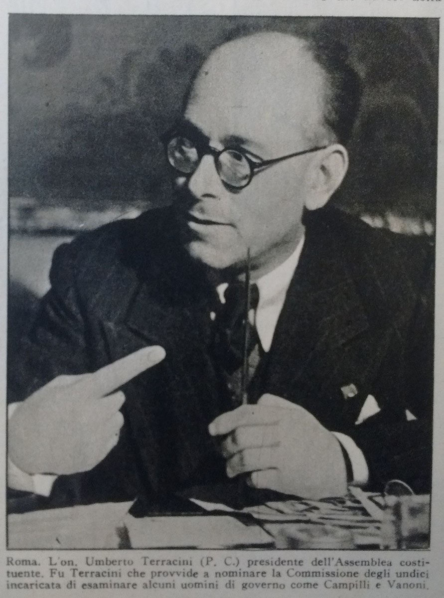 Umberto Terracini – Elette ed eletti